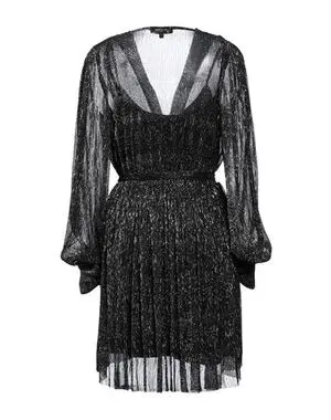 Maje Mini Flared Dress - Black