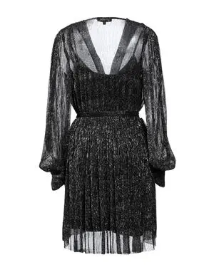 Maje Mini Flared Dress - Black