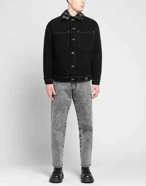 Versace Denim Trucker Jacket - Black