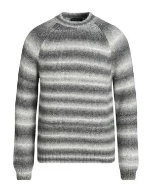 DANIELE FIESOLI Sweater In Baby Alpaca Wool, Merino Wool, And Polyamide - Grey