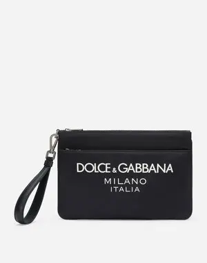 Dolce & Gabbana Nylon Clutch - Blue