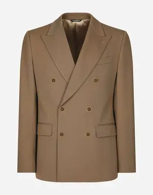 Dolce & Gabbana Double-breasted Technical Gabardine Jacket