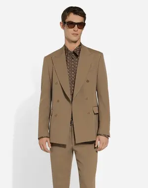 Dolce & Gabbana Double-breasted Technical Gabardine Jacket