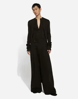 Dolce & Gabbana Tailored Gabardine Pants With Darts
