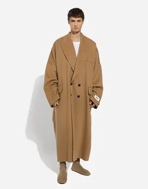 Dolce & Gabbana Double-breasted Cashmere Overcoat