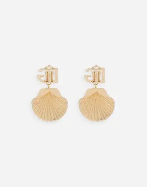 Dolce & Gabbana Rhinestone-detailed Shell Earrings