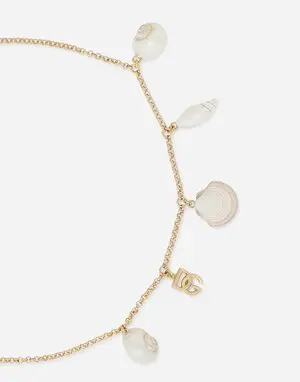 Dolce & Gabbana Necklace With Dg Logo And Shells