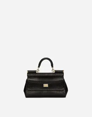 Dolce & Gabbana Small Sicily Handbag - Black