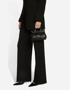 Dolce & Gabbana Small Sicily Handbag - Black