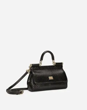 Dolce & Gabbana Small Sicily Handbag - Black