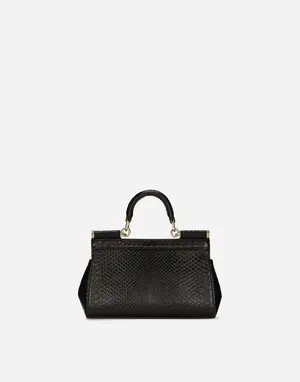 Dolce & Gabbana Small Sicily Handbag - Black