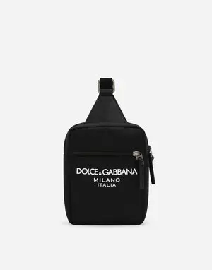 Dolce & Gabbana Nylon Belt Bag With Logo
