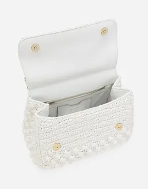 Dolce & Gabbana Large Sicily Handbag - White