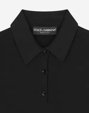 Dolce & Gabbana Viscose Polo-shirt - Black