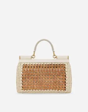 Dolce & Gabbana Elongated Sicily Handbag - Beige