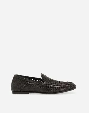 Dolce & Gabbana Goatskin Slippers - Black