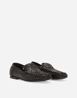 Dolce & Gabbana Goatskin Slippers - Black