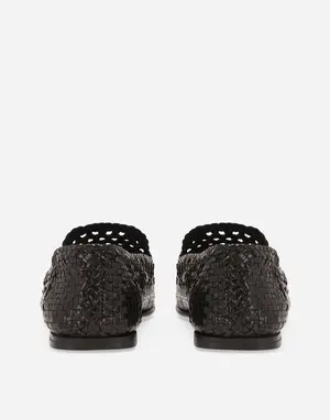 Dolce & Gabbana Goatskin Slippers - Black