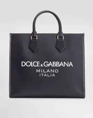 Dolce & Gabbana Large Nylon Shopper - Blue