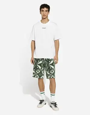 Dolce & Gabbana Majolica Chenille Jogging Shorts - Print