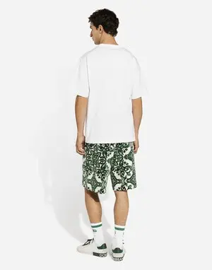 Dolce & Gabbana Majolica Chenille Jogging Shorts - Print