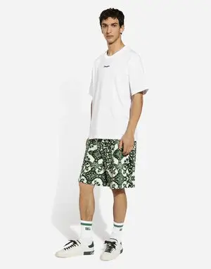 Dolce & Gabbana Majolica Chenille Jogging Shorts - Print