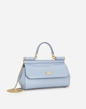 Dolce & Gabbana Medium Sicily Handbag - Light Blue