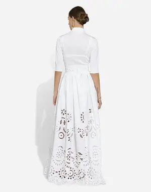 Dolce & Gabbana Cotton And Silk Cropped Polo-shirt