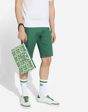 Dolce & Gabbana Majolica- Canvas Pouch - Print