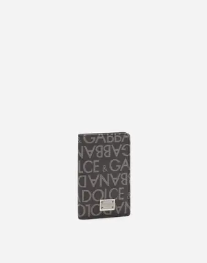 Dolce & Gabbana Coated Jacquard Bifold Card Holder