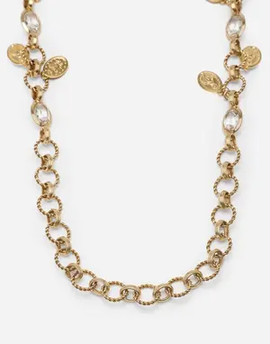 Dolce & Gabbana Bejeweled Chain Strap