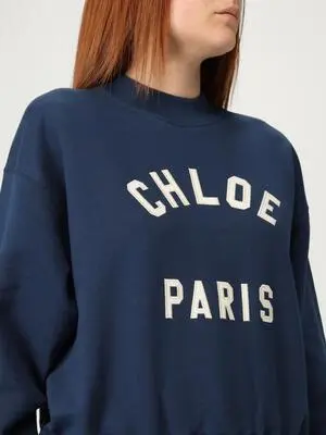 Chloé Logo Sweatshirt - Navy