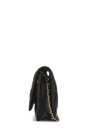 Chanel Caviar Classic Quilted Wallet On Chain