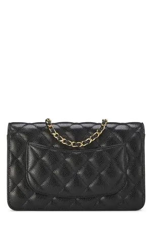 Chanel Caviar Classic Quilted Wallet On Chain