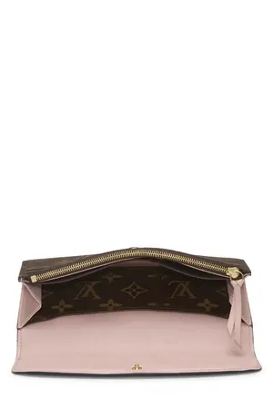 LOUIS VUITTON Monogram Canvas Emilie Wallet - Brown