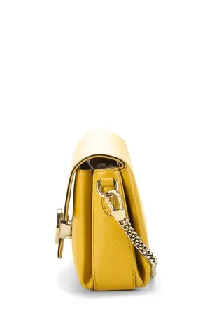 Gucci Leather Shoulder Bag - Yellow