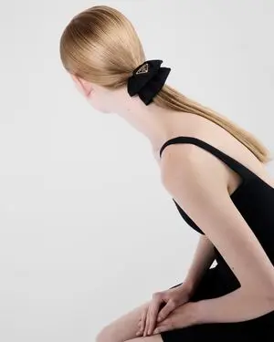 Prada Re-nylon Scrunchie - Black