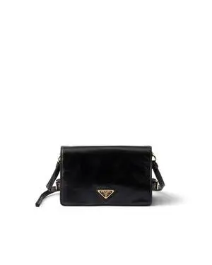 Prada Leather Shoulder Bag - Black