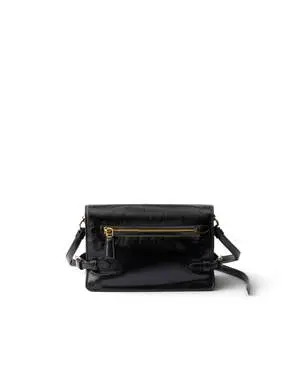 Prada Leather Shoulder Bag - Black