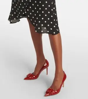 GIANVITO ROSSI 85 Patent Leather Pumps