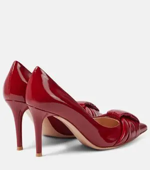 GIANVITO ROSSI 85 Patent Leather Pumps