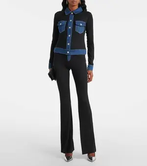 Coperni Denim-trimmed Top