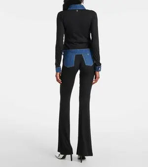 Coperni Denim-trimmed Top