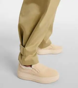 Hogan Skyscraper Suede Platform Sneakers