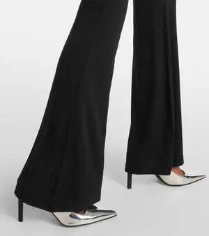 Coperni Denim-trimmed Flared Pants