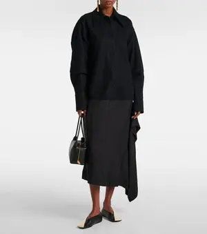 JIL SANDER Asymmetric Shirt Dress