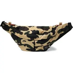 A BATHING APE X Porter 1st Camo Waist Bag - Yellow