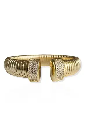 JANE BASCH DESIGNS Stretch Link Cuff Bracelet - Gold