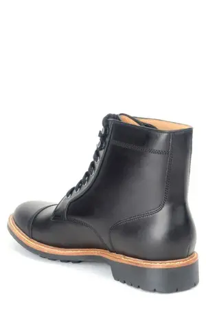WARFIELD & GRAND Gresham Lugged Cap Toe Boot - Black