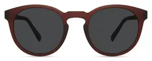 ECO Tamarind Round Frame Sunglasses - Warm Red